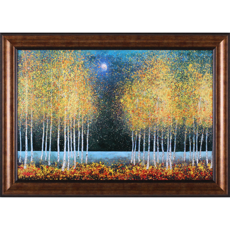 Red Barrel Studio® Blue Moon Framed On Paper by Melissa Graves-Brown Print & Reviews - Wayfair ...